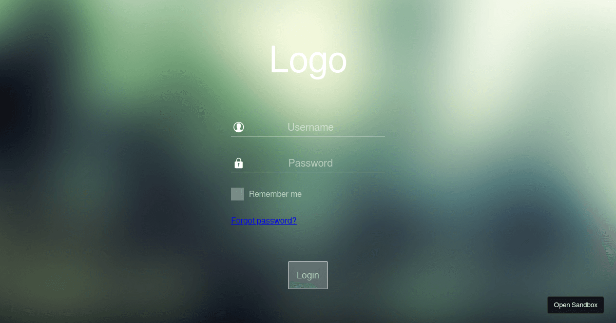 Vue Login (forked) - Codesandbox