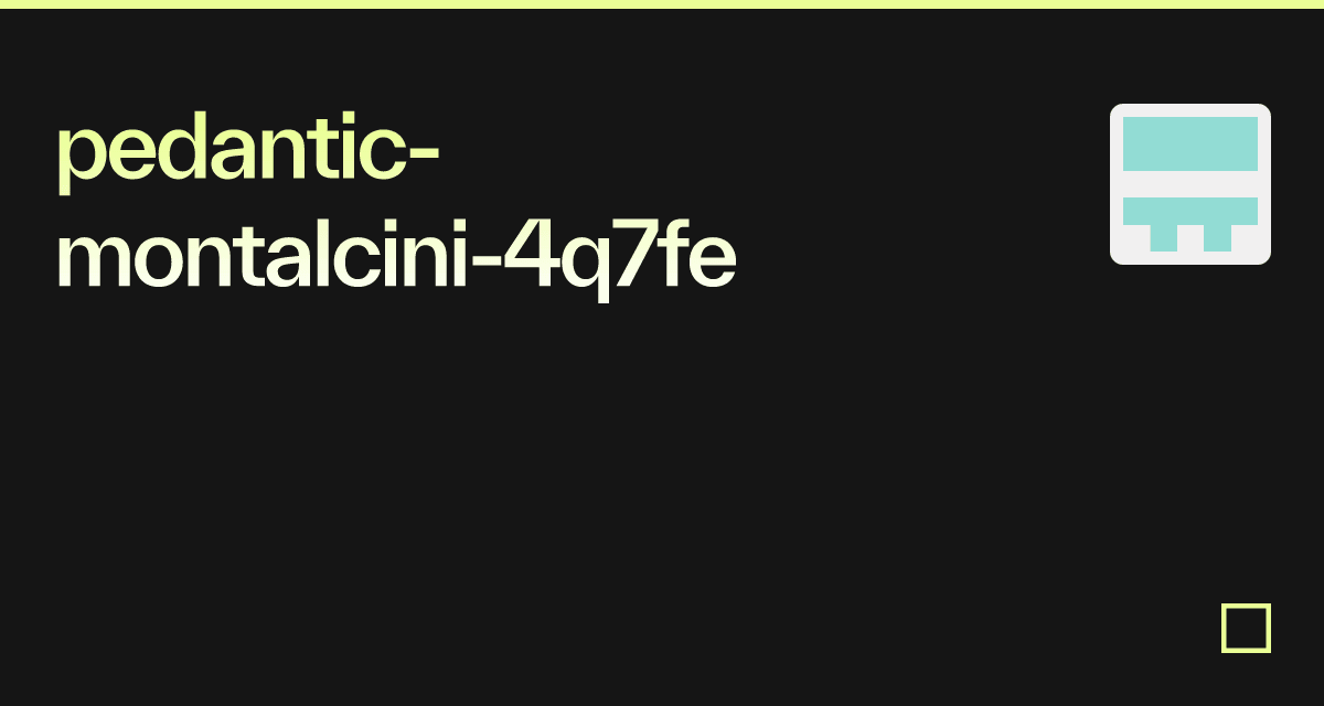 pedantic-montalcini-4q7fe - Codesandbox