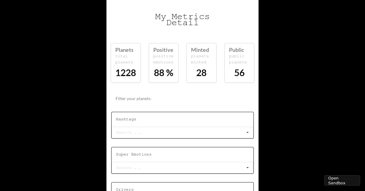 myMetrics_white_v1.0 - Codesandbox
