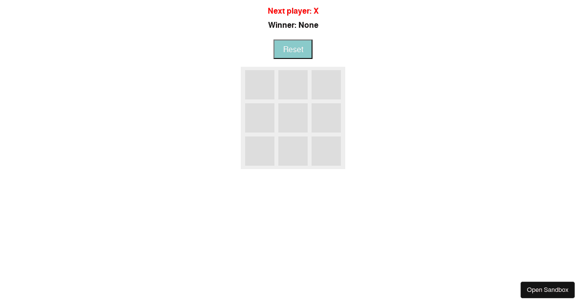UX exercise 2 - Codesandbox