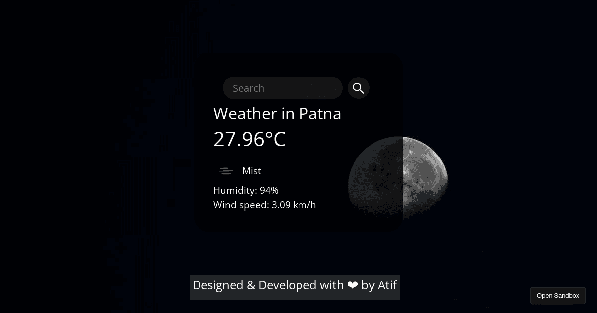 Ayushparikh-code/Web-dev-mini-projects: Weather-App - Codesandbox