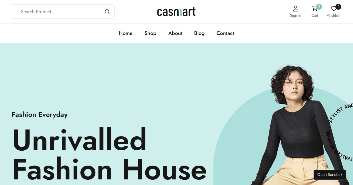 fashion-ecommerce - Codesandbox