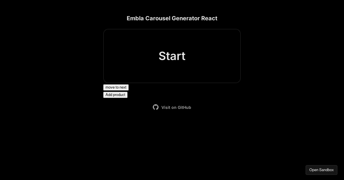embla-carousel-generator-react (forked) - Codesandbox