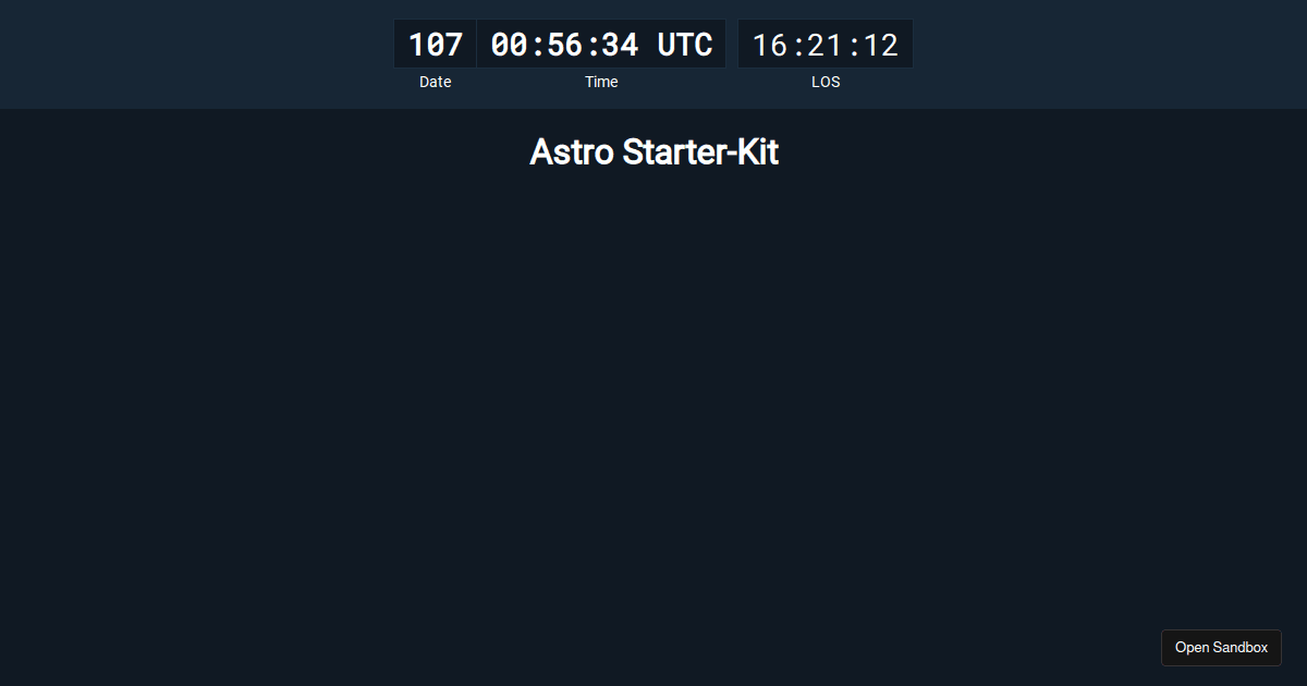 Astro - Angular - Codesandbox