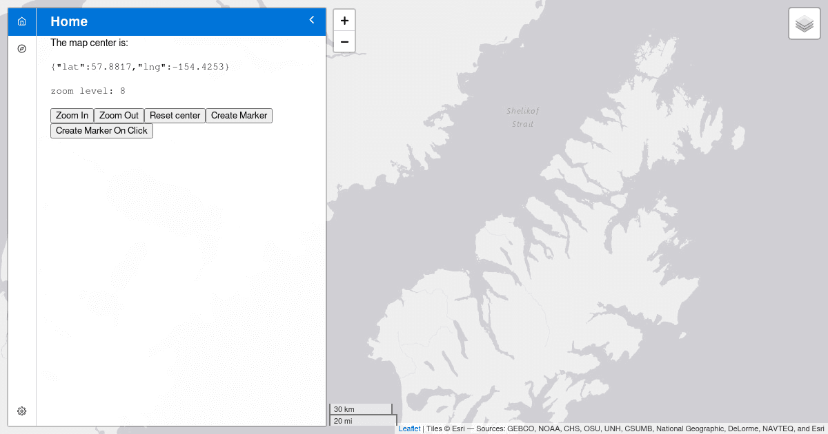 React-Leaflet V3 Sidebar/Sidetab Externalized Rv16 - Codesandbox