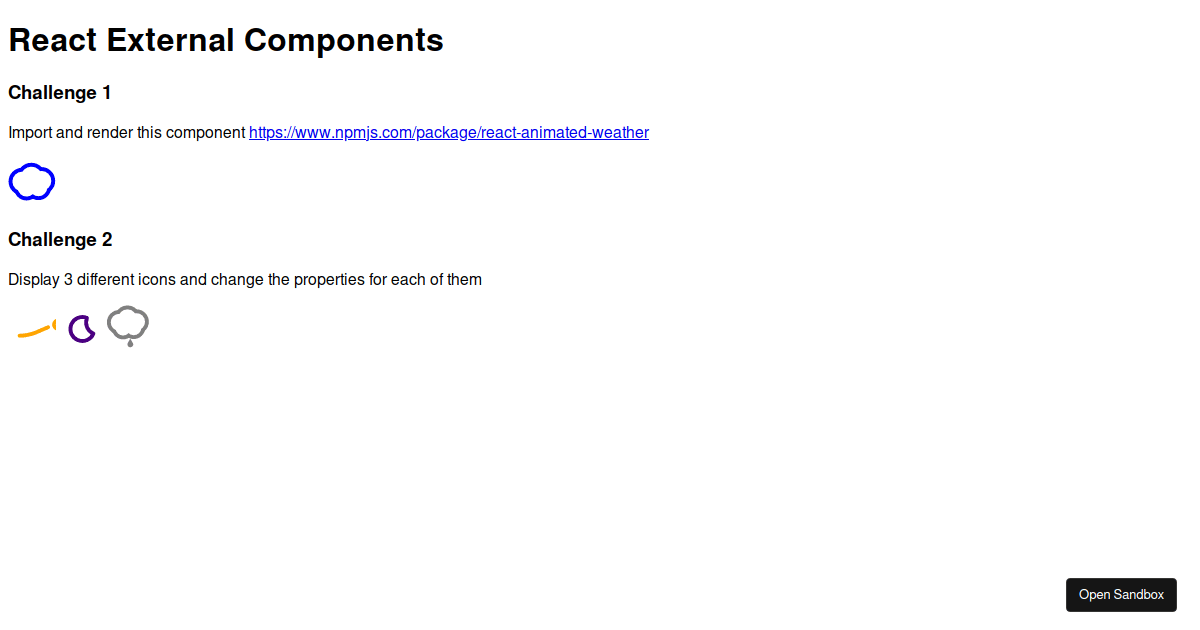 React External Components (forked) - Codesandbox