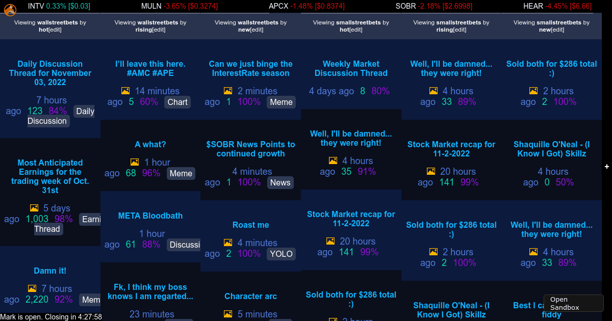 FoxFeed (forked) - Codesandbox