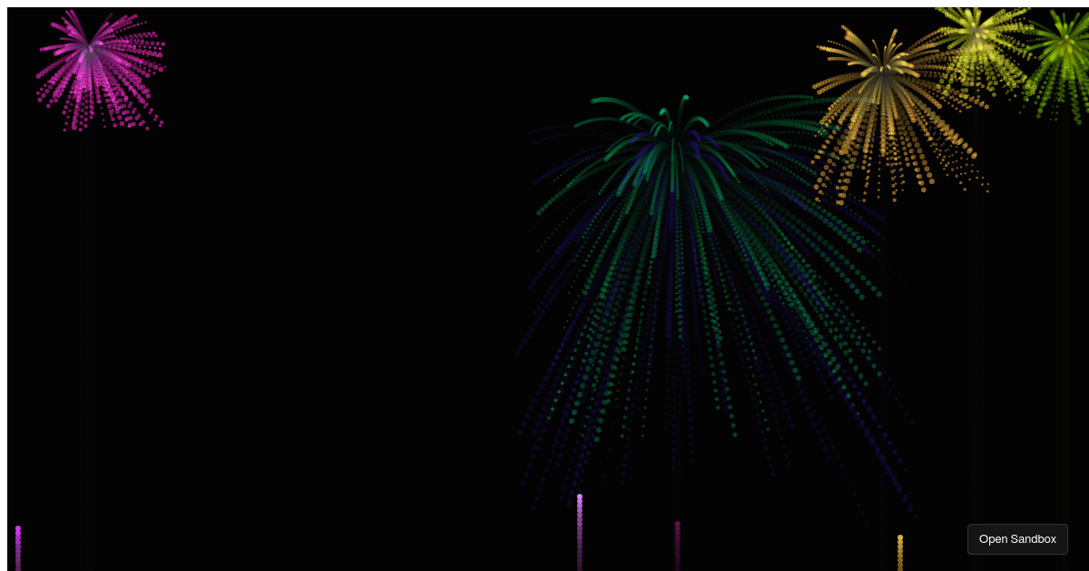 fireworks-animation - Codesandbox