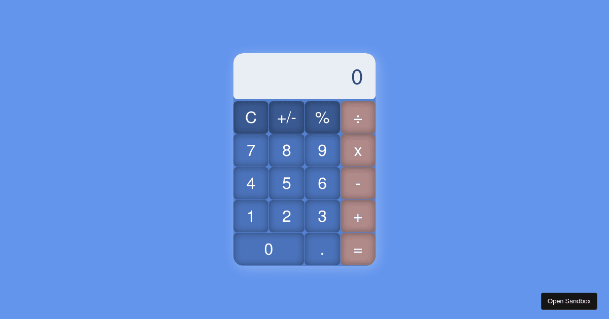 React Calculator Codesandbox
