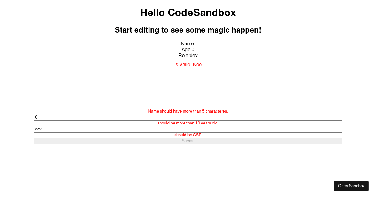 infallible-easley-4uyzn - Codesandbox
