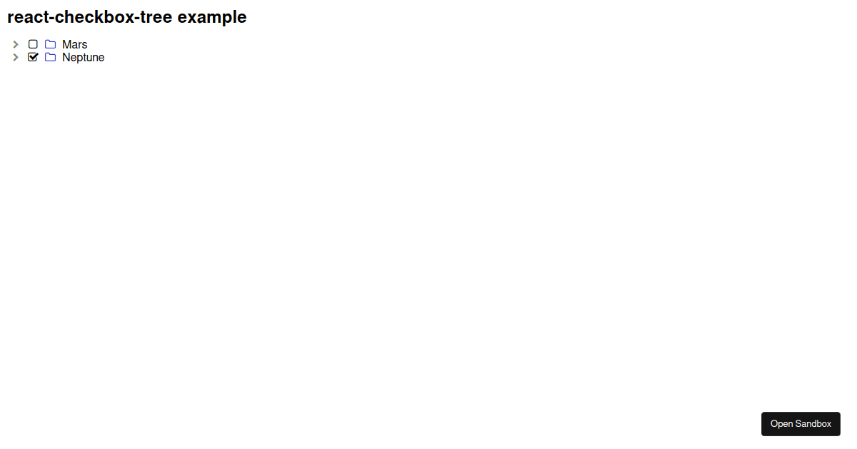 React Checkbox Tree Example Forked Codesandbox 8519