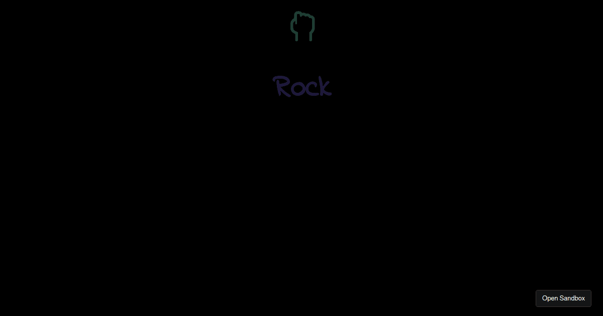 rock-paper-scissors - Codesandbox