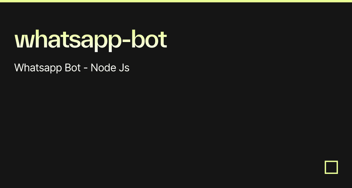 whatsapp-bot - Codesandbox