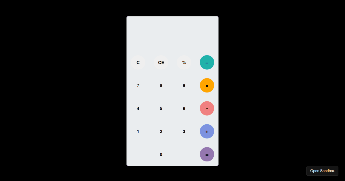 calculator-project - Codesandbox