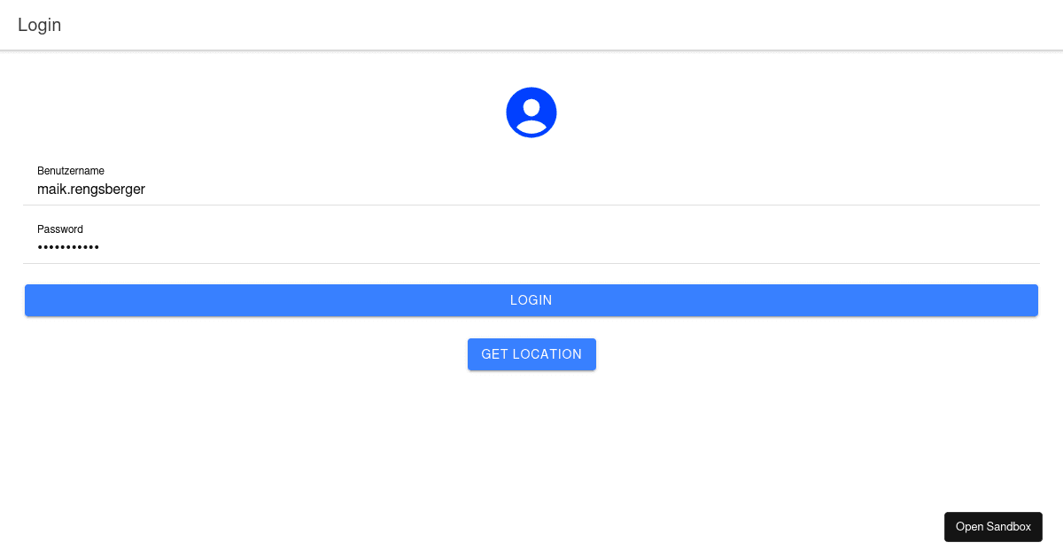 Login Geolocationtest Codesandbox