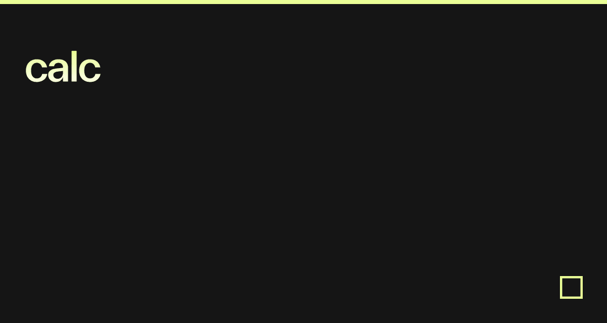 calc - Codesandbox