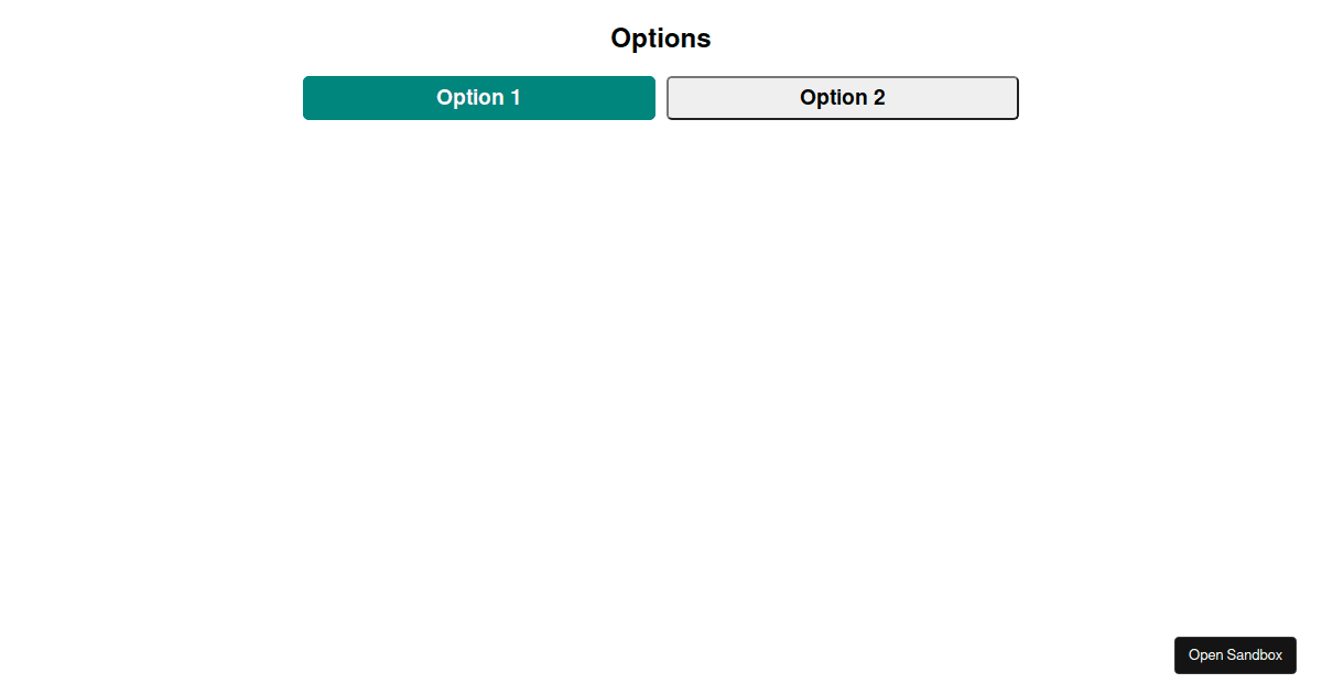 Css React Example Codesandbox