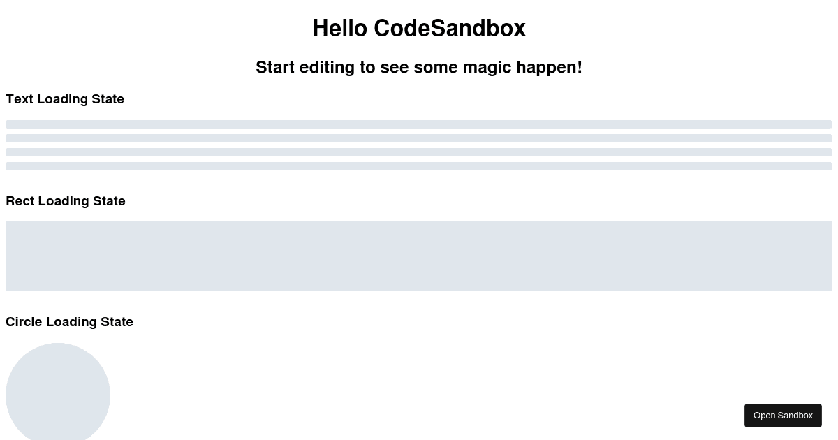 react-loading-state-component - Codesandbox