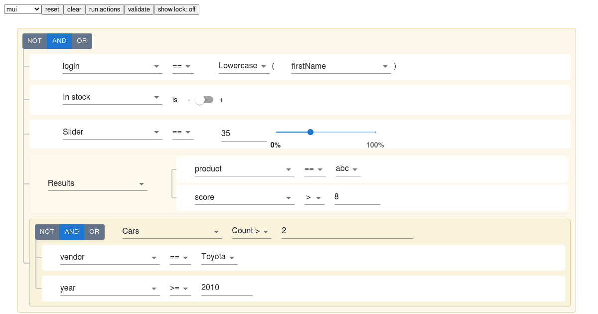 @react-awesome-query-builder/examples - Codesandbox