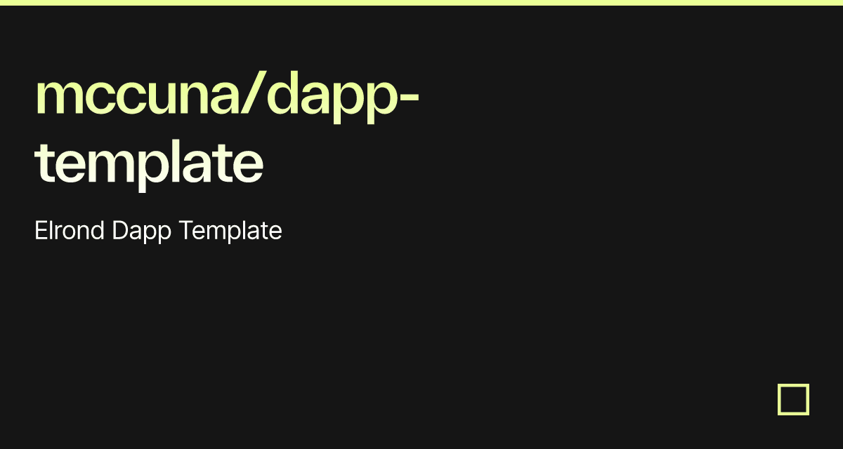 mccuna/dapp-template - Codesandbox