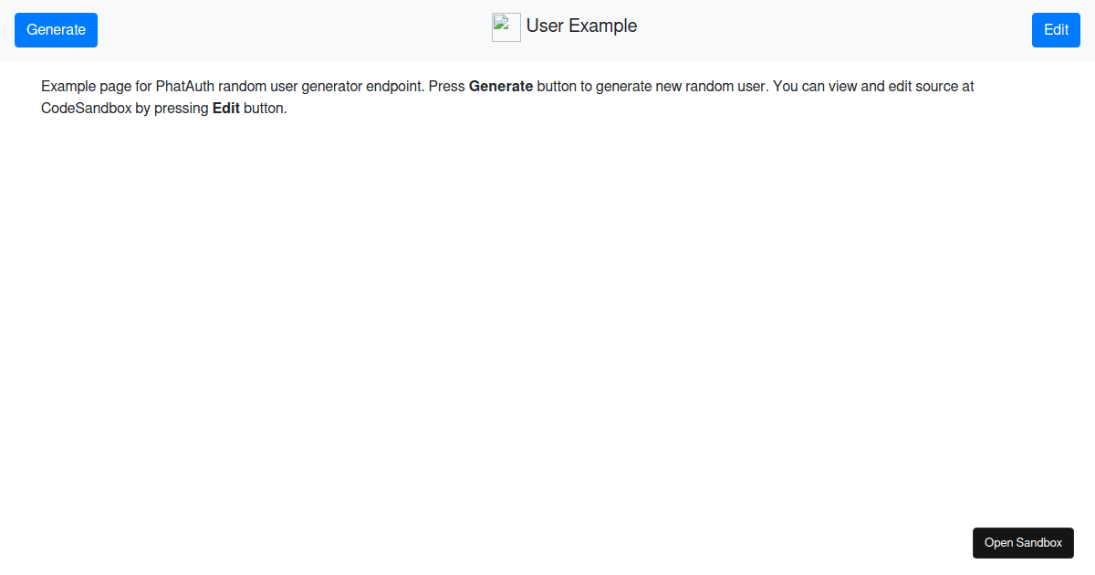 phantauth-sample-user - Codesandbox