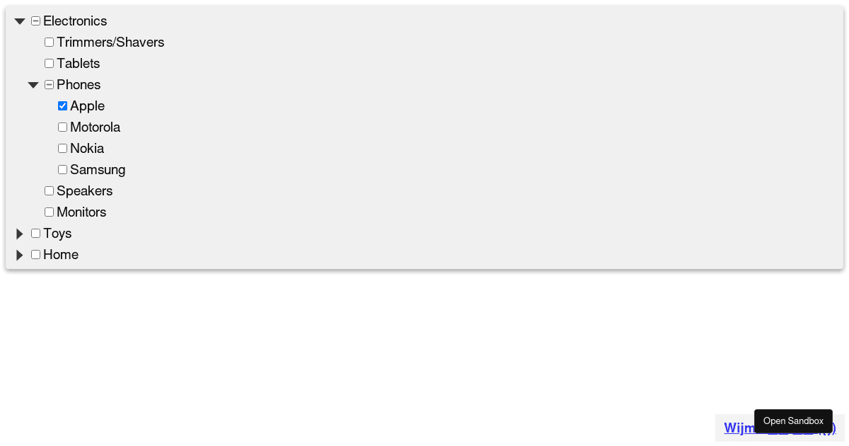 MultiSelect checkOnFilter false (forked) - Codesandbox