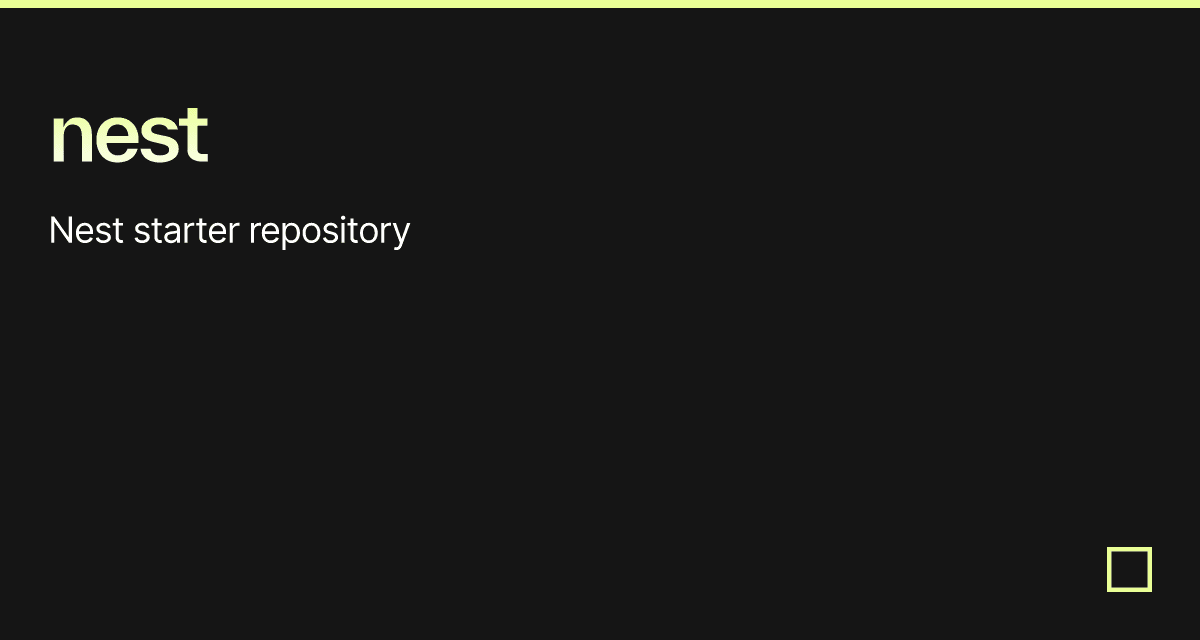nest - Codesandbox