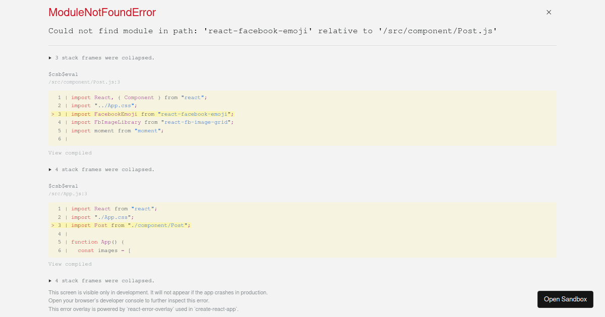 fb-post - Codesandbox
