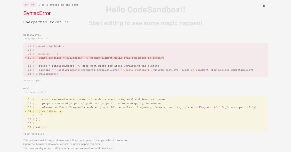 svgr-node - Codesandbox