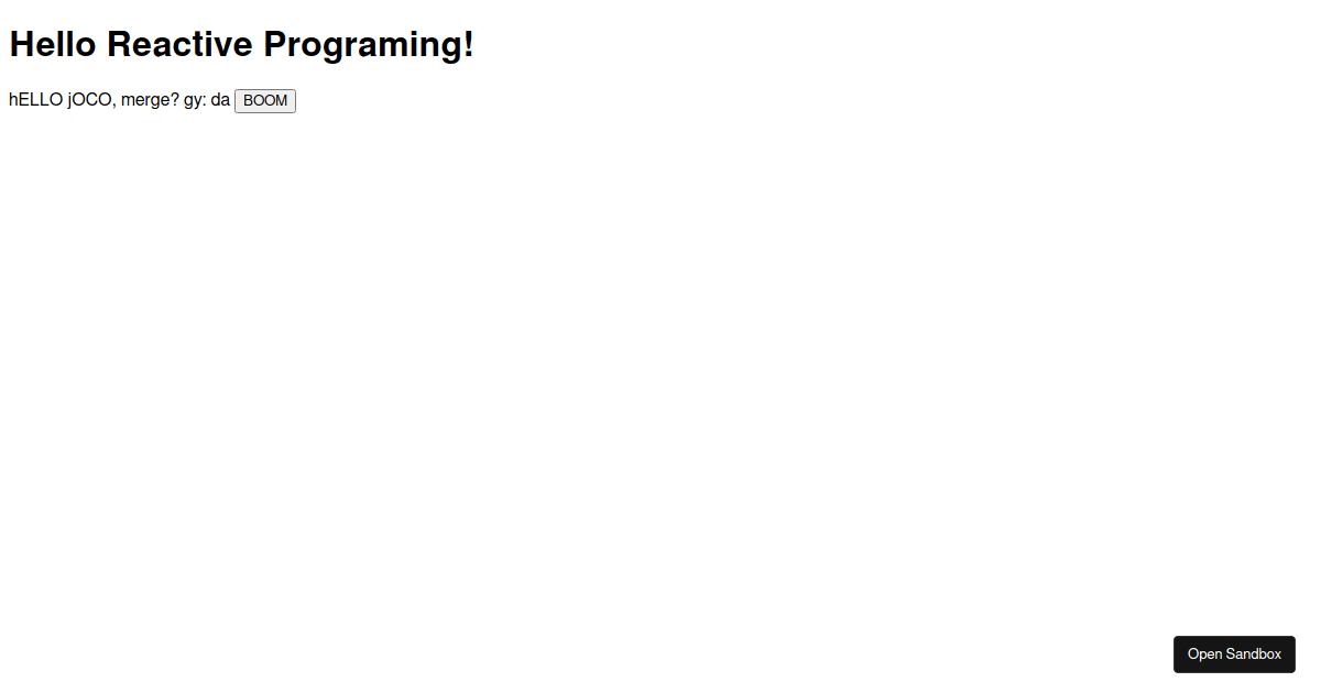 reactive-programing - Codesandbox