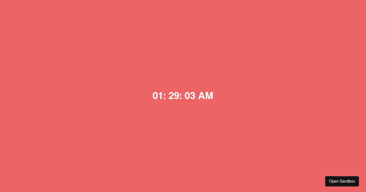 dynamic-digital-clock - Codesandbox