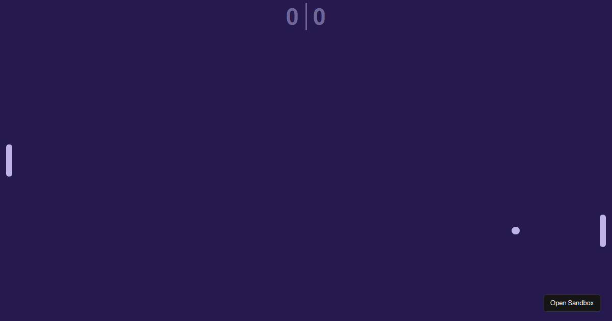 ping-pong-game - Codesandbox
