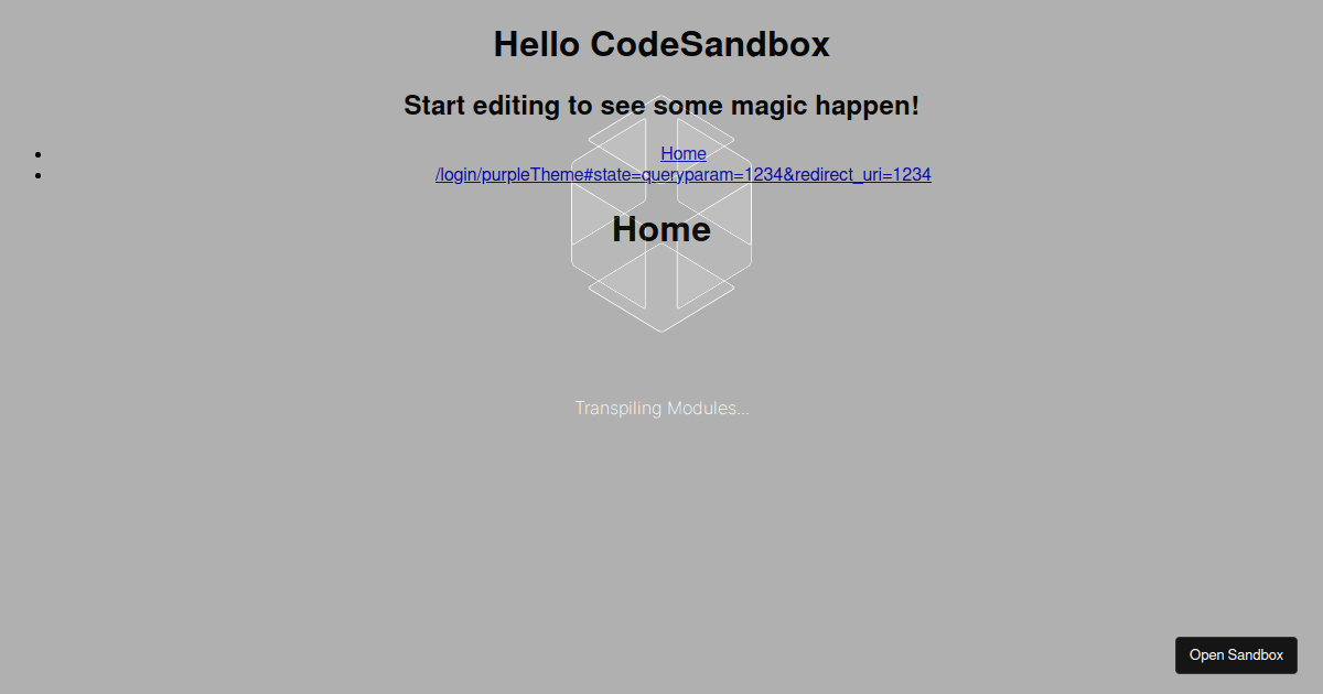 Max Depth Error On Navigate With 2 Paths React Router V6 And Authentication Page Codesandbox