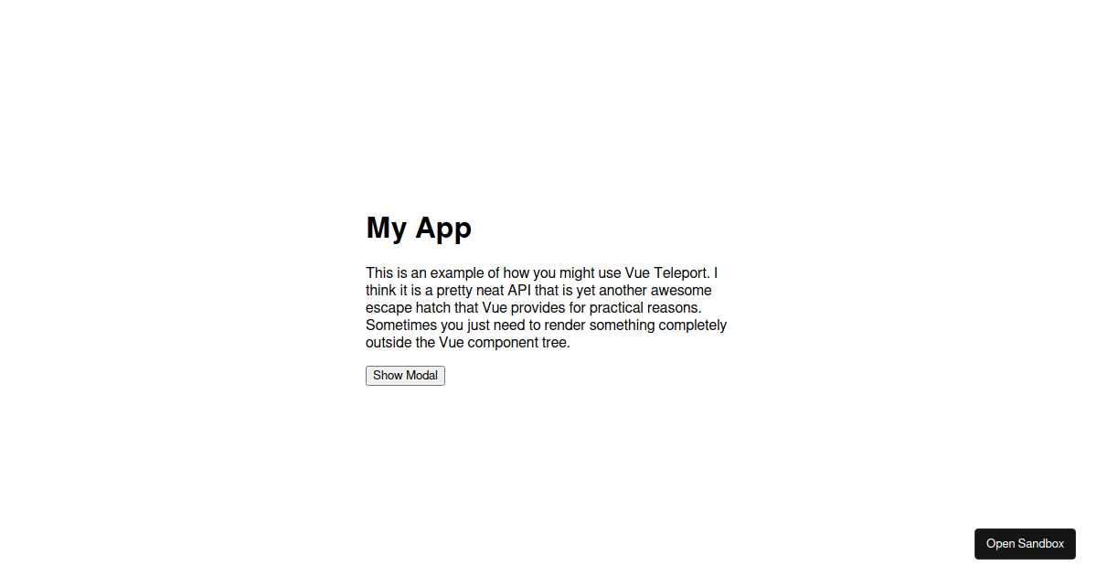 vishwas-vue-teleport - Codesandbox