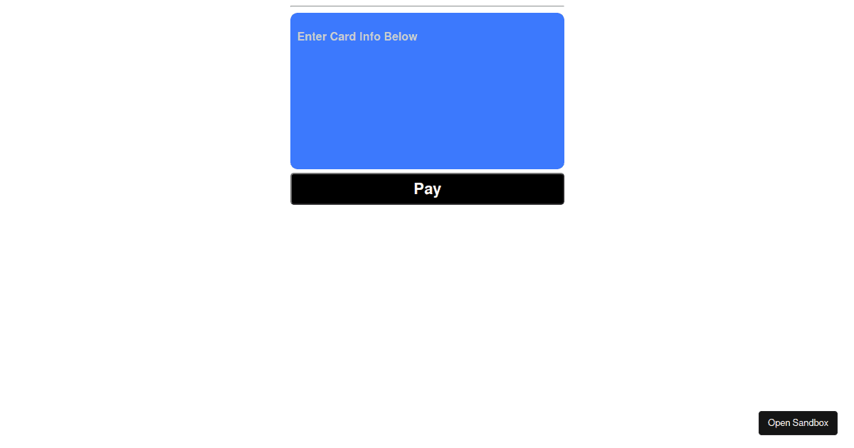 Square React - Codesandbox