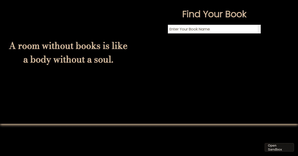 library - Codesandbox
