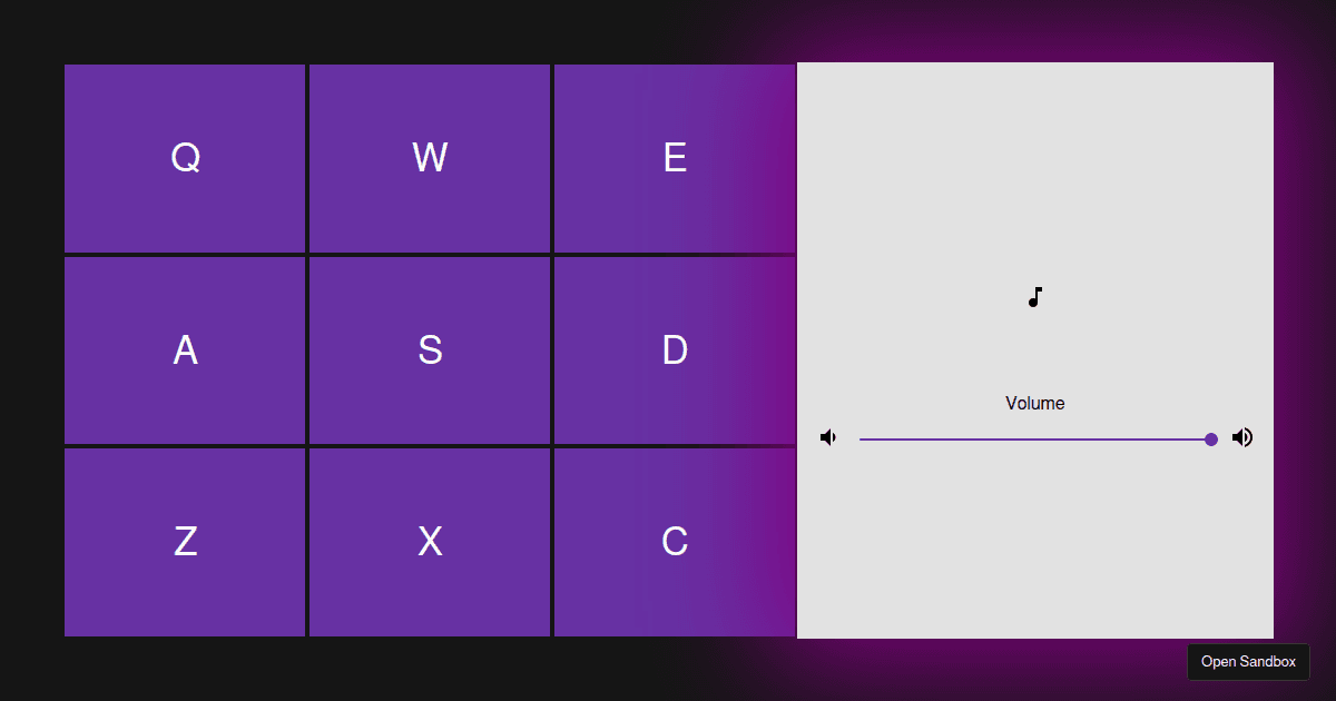 react-drum-machine - Codesandbox