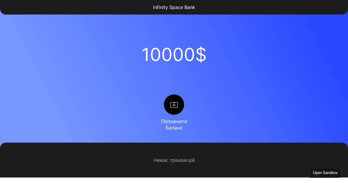 bank-app - Codesandbox