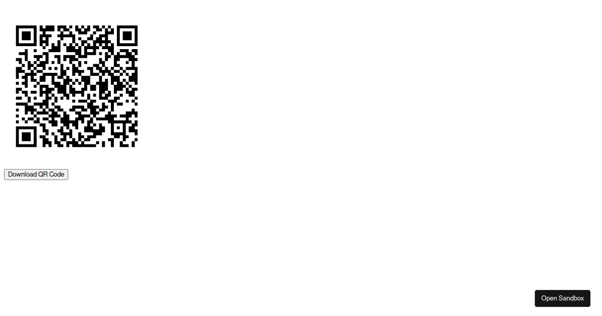 QR Code - Codesandbox