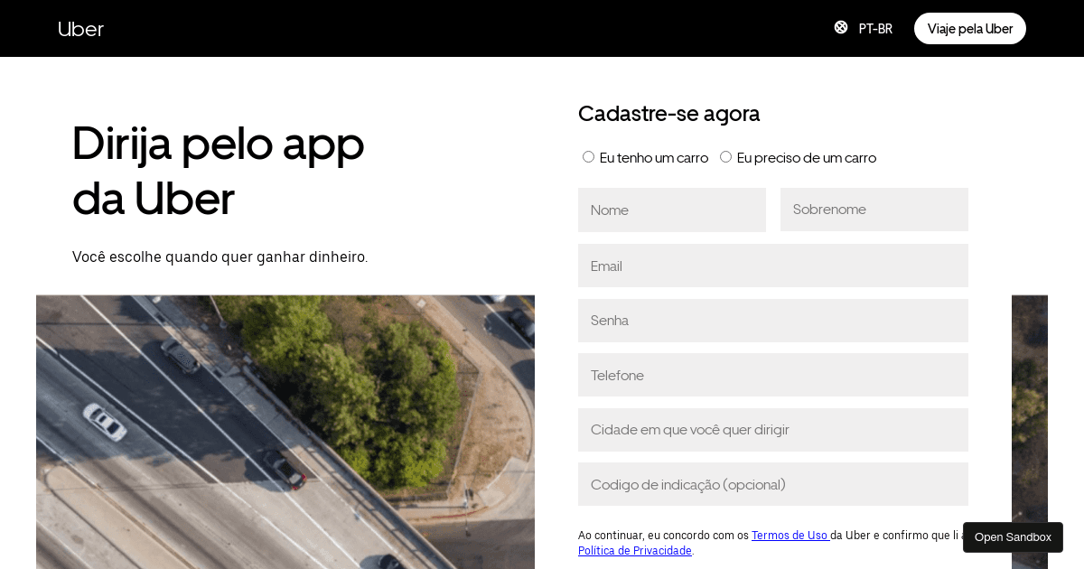 Uber React - Codesandbox