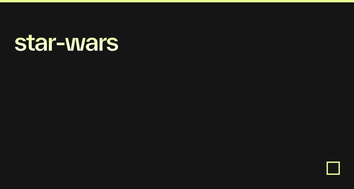 star-wars - Codesandbox