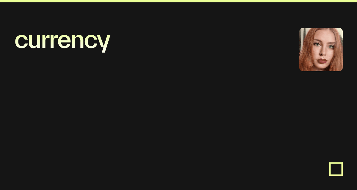 currency - Codesandbox