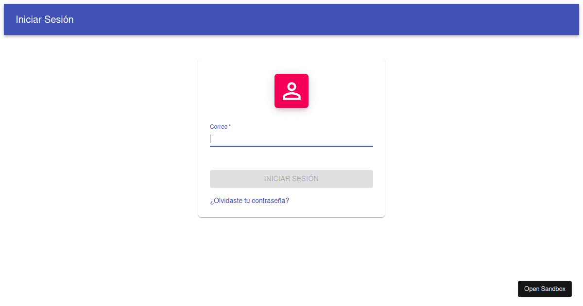 Login formik - Codesandbox