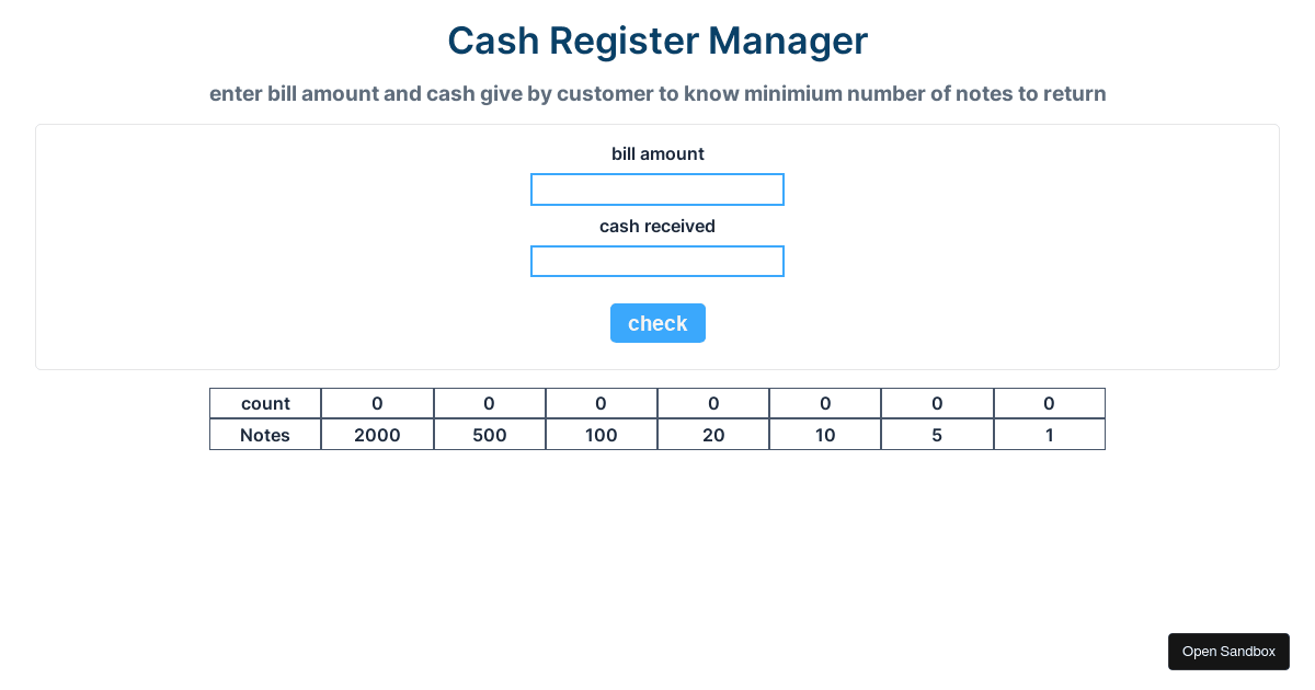 cash-manager - Codesandbox