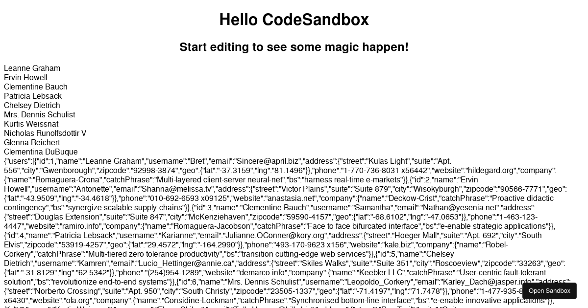 fetch-map-users - Codesandbox