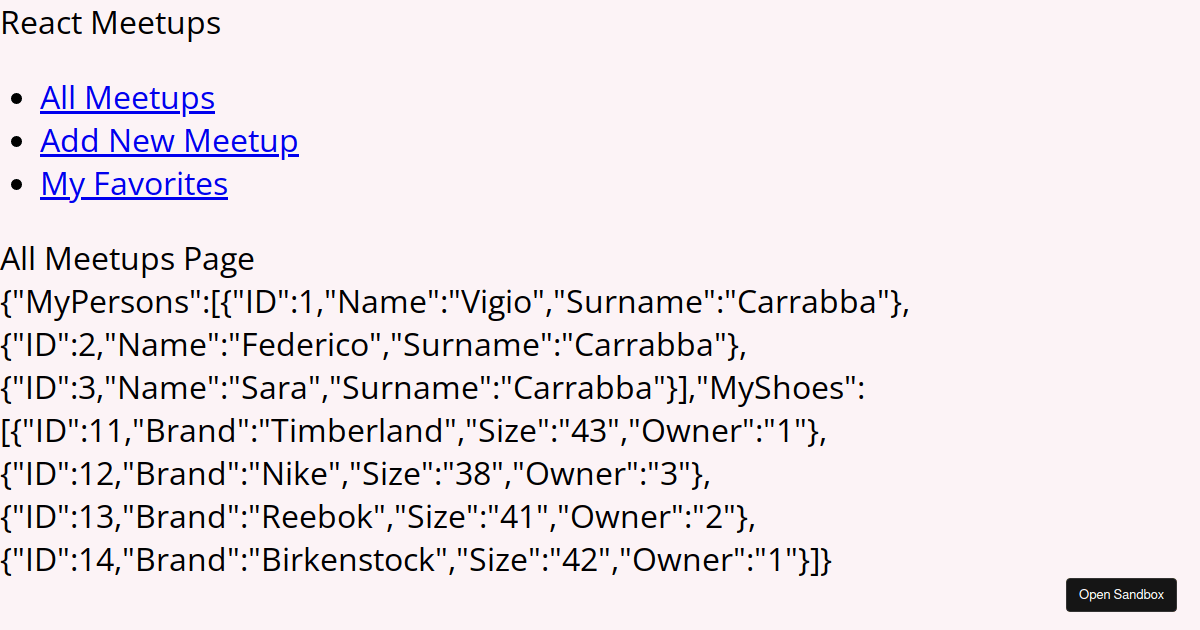 ReactVigio - Routing (forked) - Codesandbox