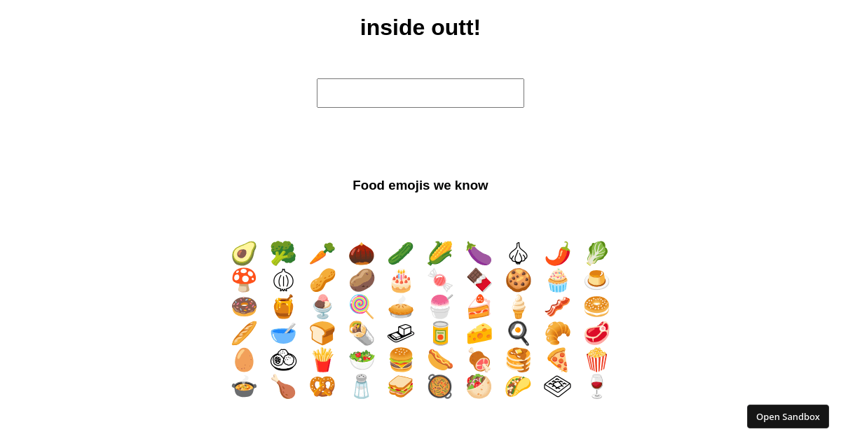 emoji-meaning - Codesandbox