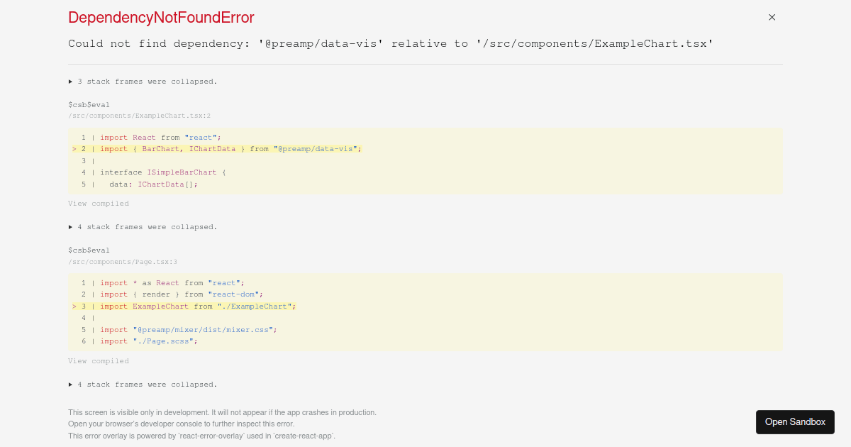 PreAmp Waveform Demo - 1.0.0-alpha.64 - Codesandbox