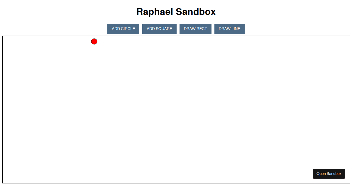 raphael-sandbox - Codesandbox