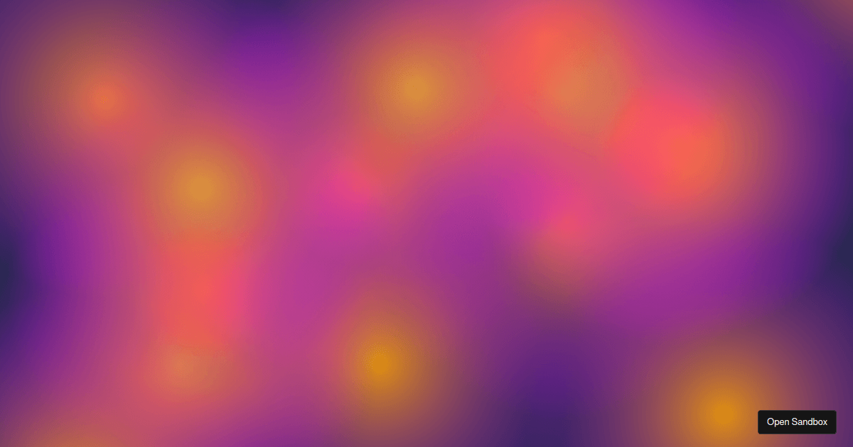 Mesh Gradients - Codesandbox